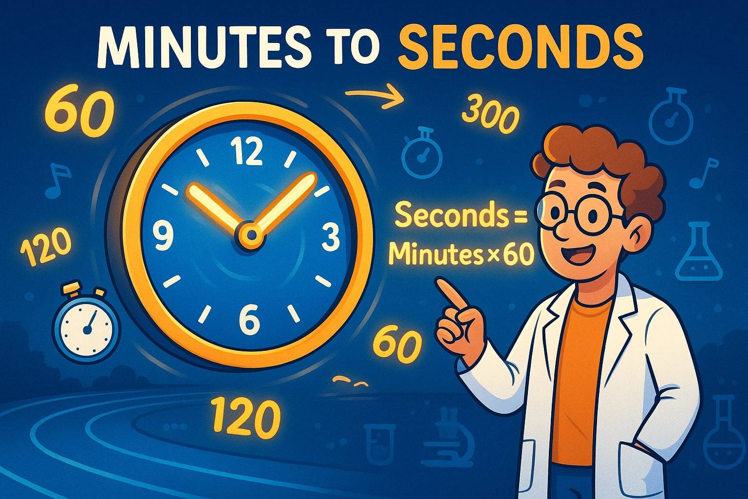 Convertidor de Minutos a Segundos - JetCalculator