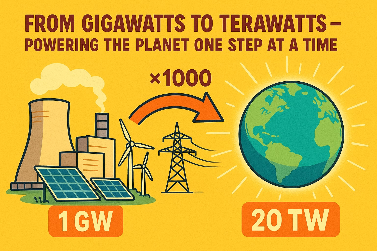 Convertidor de Gigavatios a Teravatios - JetCalculator
